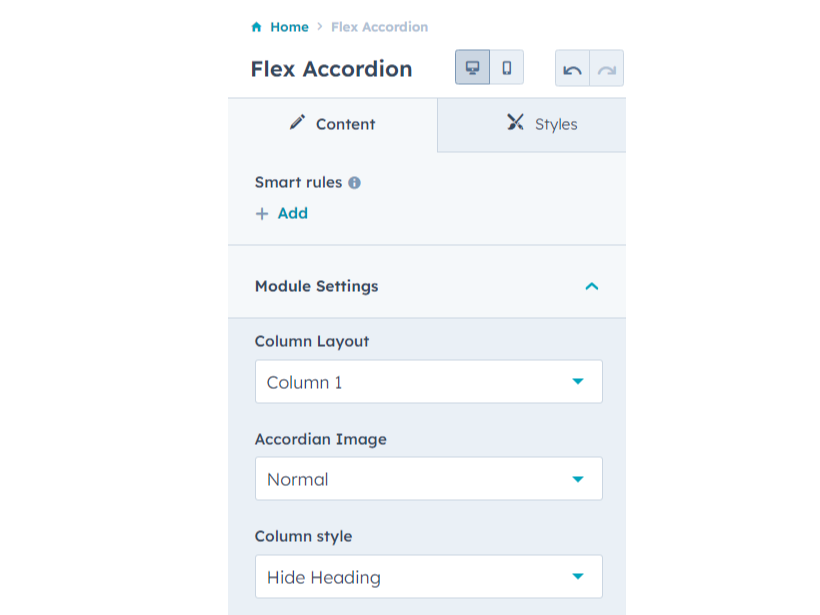 Flex Accordion Module by Crowdvolley It Solutions